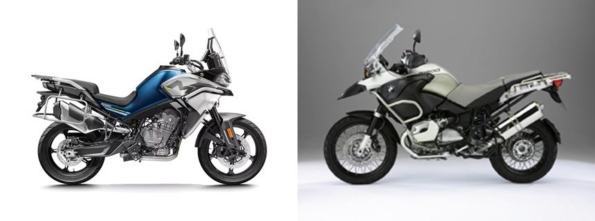 Motorrad Vergleich CFMOTO 800MT Sport 2023 vs. BMW R 1200 GS Adventure 2007
