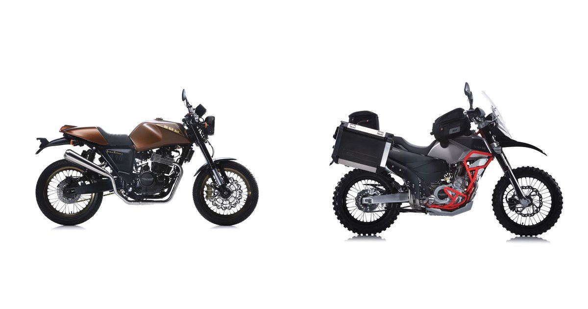 Motorrad Vergleich SWM Gran Milano 440 2016 vs. SWM Super Dual 650 2016