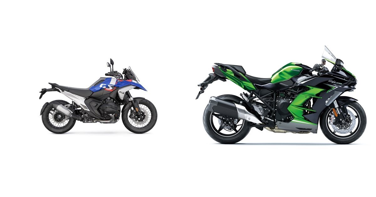 Motorrad Vergleich BMW R 1300 GS 2024 vs. Kawasaki Ninja H2 SX SE 2024