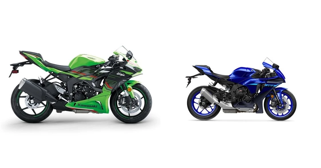 Kawasaki Ninja ZX-6R 2024 vs Yamaha R1 2024