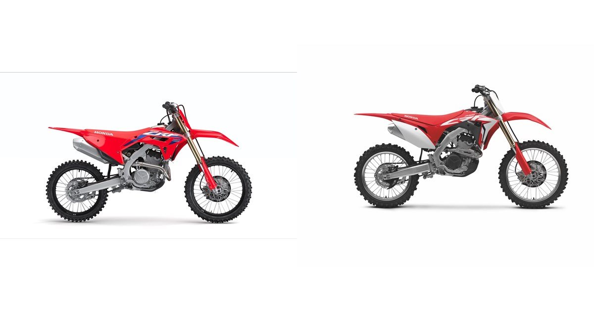 Motorrad Vergleich Honda CRF250R 2024 vs. Honda CRF250R 2018