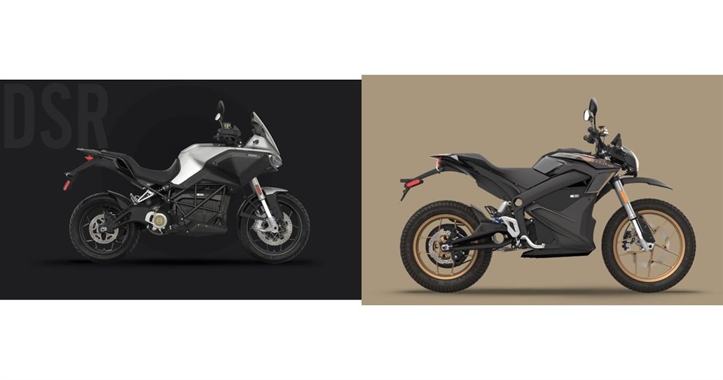 Motorrad Vergleich Zero DSR 2024 vs. Zero DSR 2022