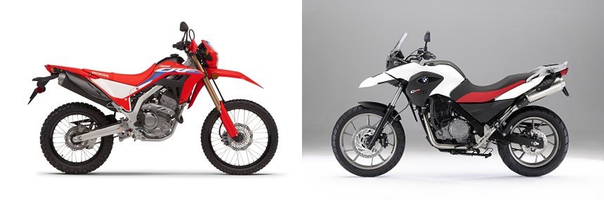 Honda CRF300L 2024 vs BMW G 450 X 2011