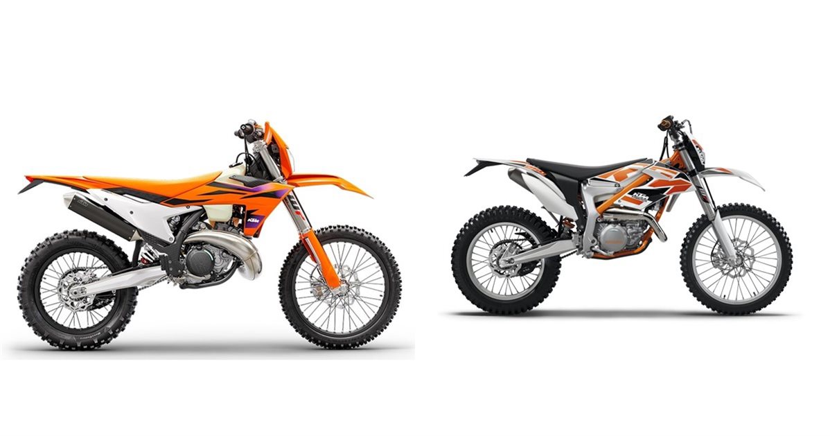 KTM 250 EXC TBI 2024 vs KTM Freeride 250 R 2017