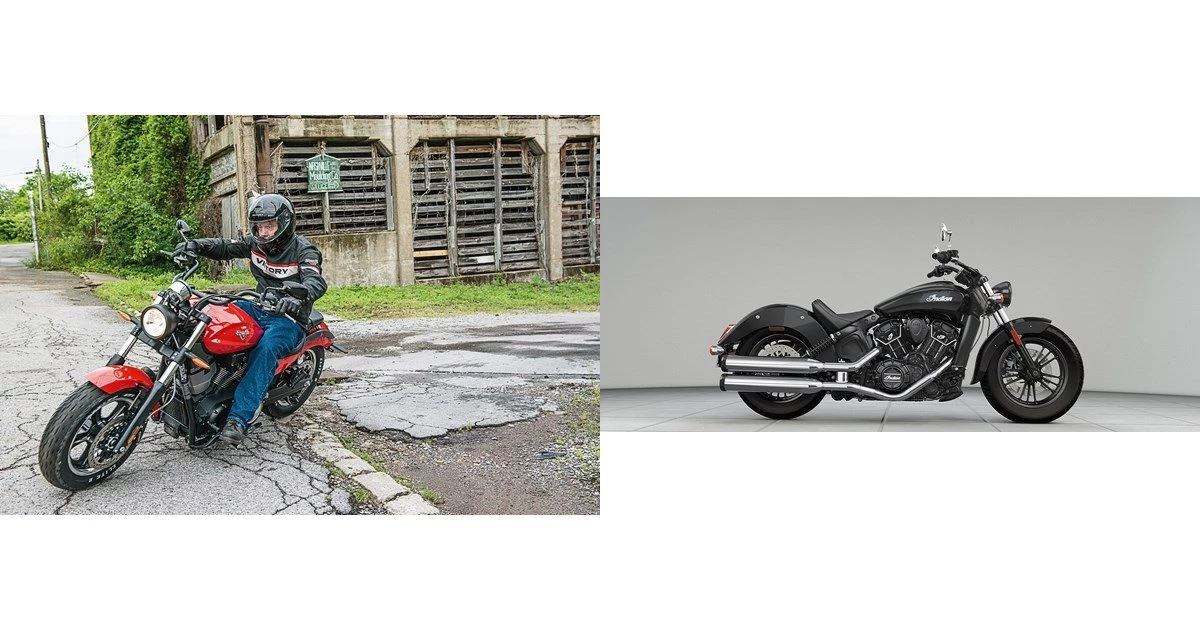 Motorrad Vergleich Victory Judge 2018 vs. Indian Scout Sixty 2016