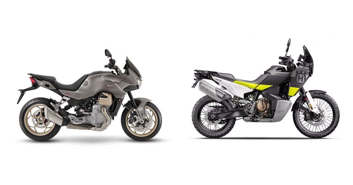 Moto Guzzi V100 Mandello Aviazione Navale 2024 vs Husqvarna Norden 901 2022