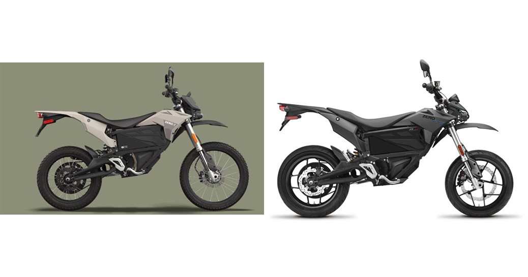 Motorrad Vergleich Zero FX 2022 vs. Zero FXS 2018