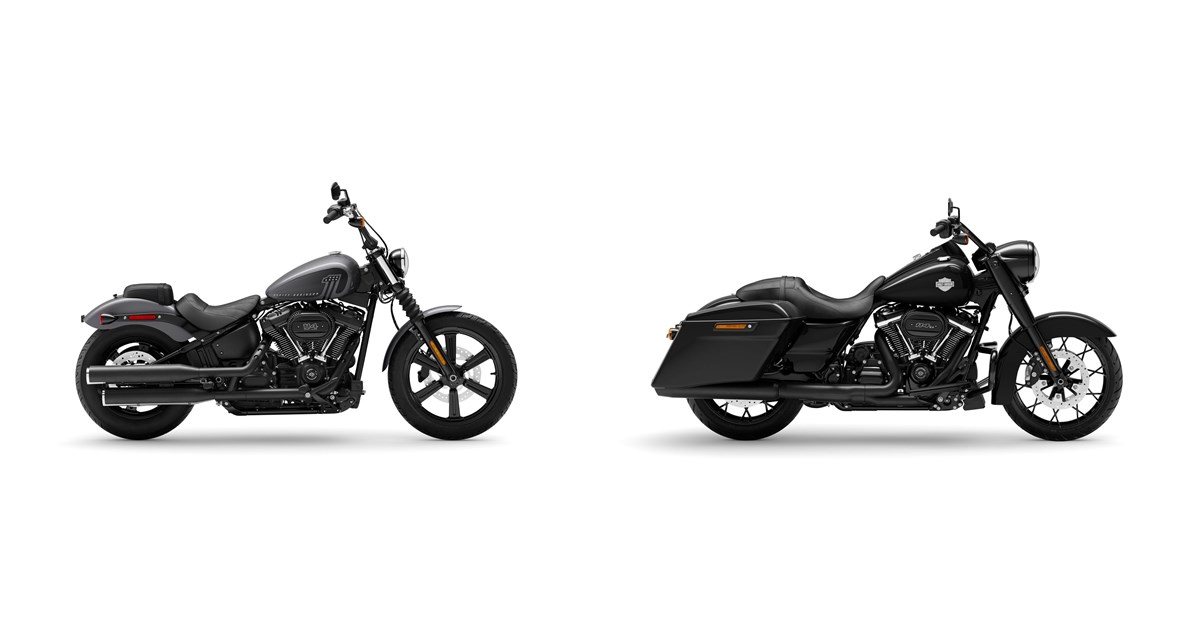 Harley-Davidson Softail Street Bob 114 FXBBS 2022 vs Harley-Davidson Touring Road King Special ...