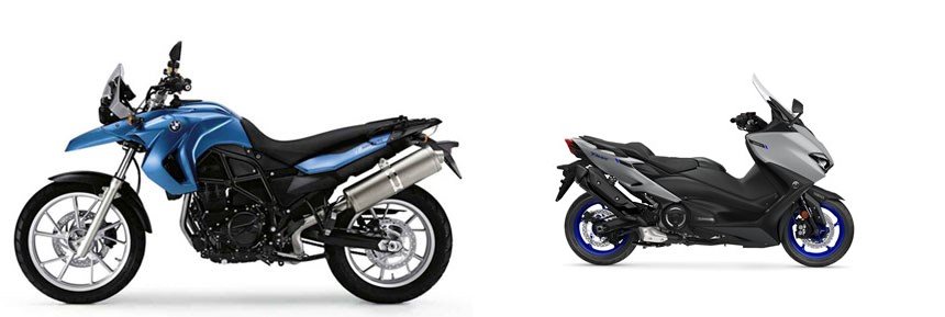 Motorrad Vergleich BMW F 650 GS 2009 vs. Yamaha TMAX 560 2020