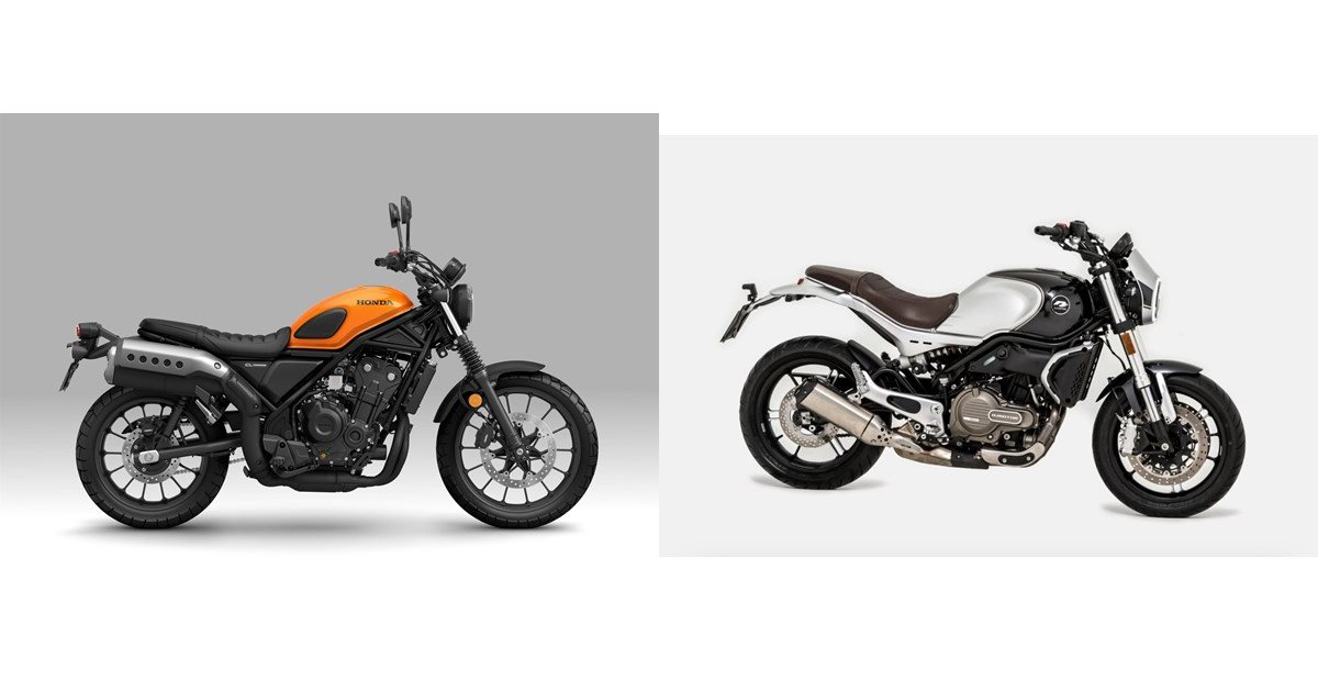 Motorrad Vergleich Honda CL500 2023 vs. QJ Motor SRV 550 2024