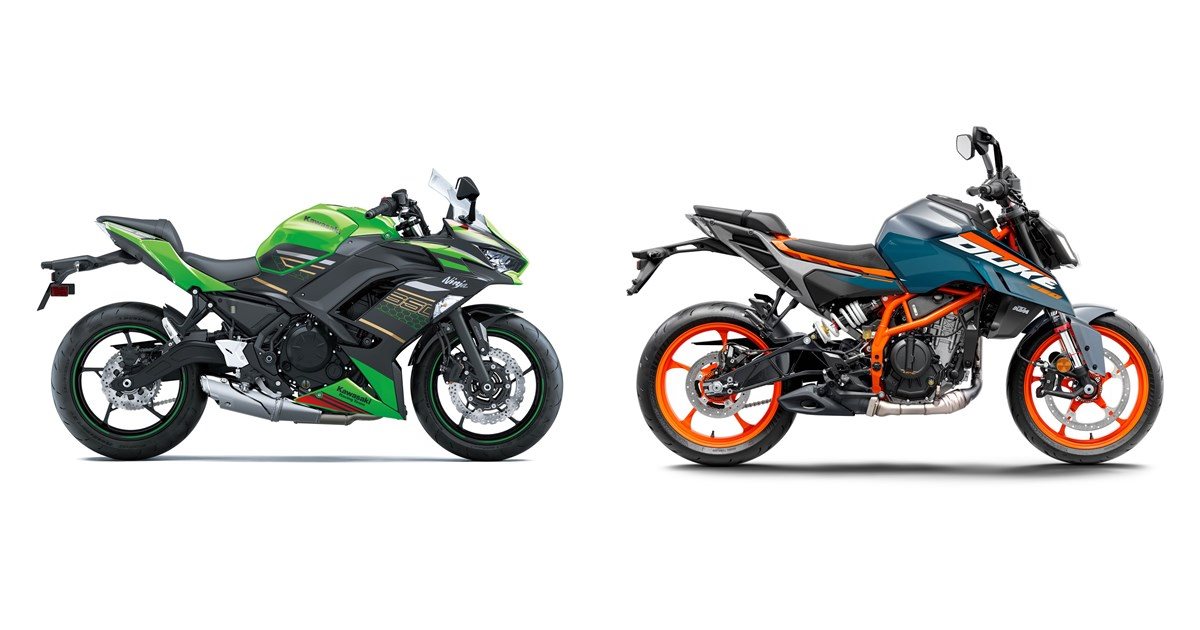 Kawasaki Ninja 650 2020 vs KTM 390 Duke 2024
