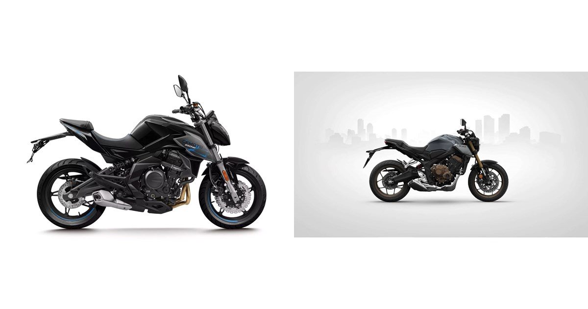 Motorrad Vergleich CFMOTO 650NK 2023 vs. Honda CB650R 2023