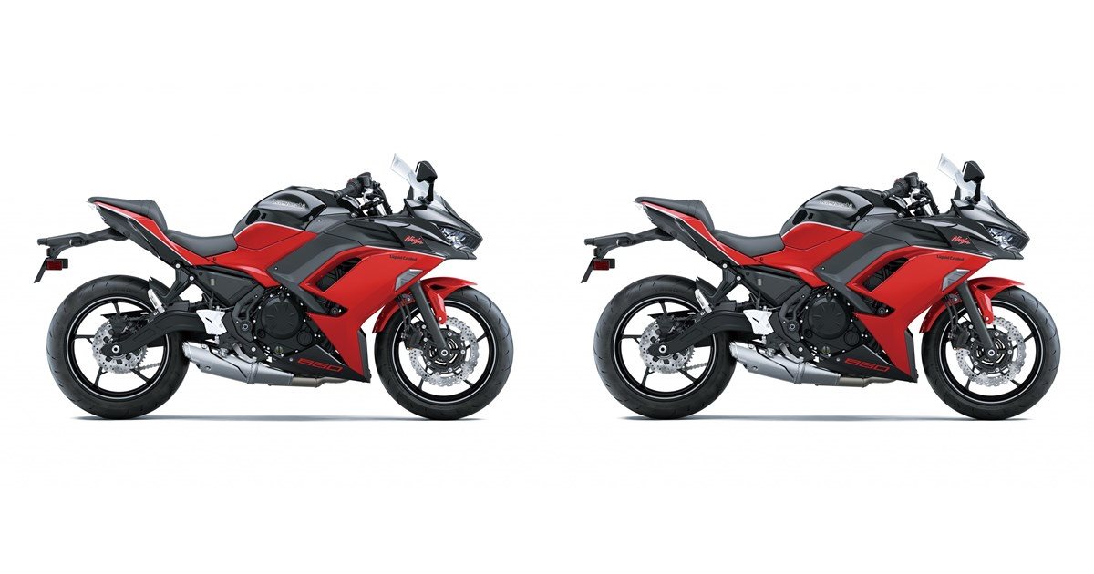 Motorrad Vergleich Kawasaki Ninja 650 40th Anniversary 2024 vs ...