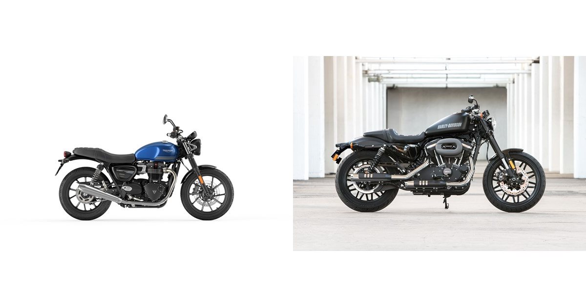 Motorrad Vergleich Triumph Street Twin 2021 vs. Harley-Davidson ...