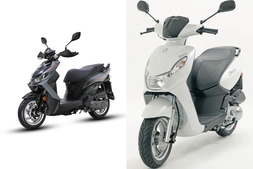 Motorrad Vergleich Sym Jet 4 Rx 50i 2022 Vs Peugeot Kisbee 50 4t 2010