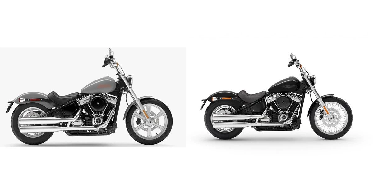Motorrad Vergleich Harley-Davidson Softail Standard FXST 2024 vs ...