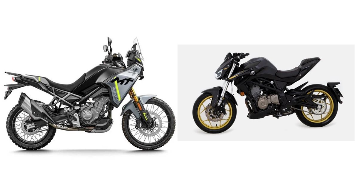 Motorrad Vergleich CFMOTO 450MT 2024 vs. QJ Motor SRK 400 2023