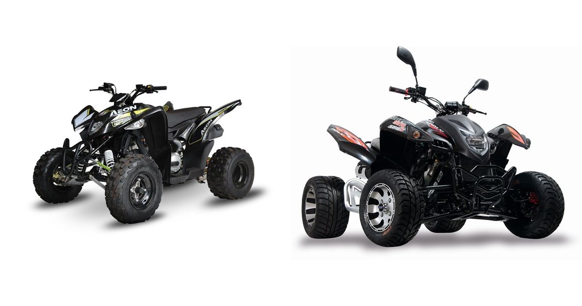 Motorrad Vergleich Aeon Cobra 400 2020 vs. Adly Hurricane 500 Supermoto ...