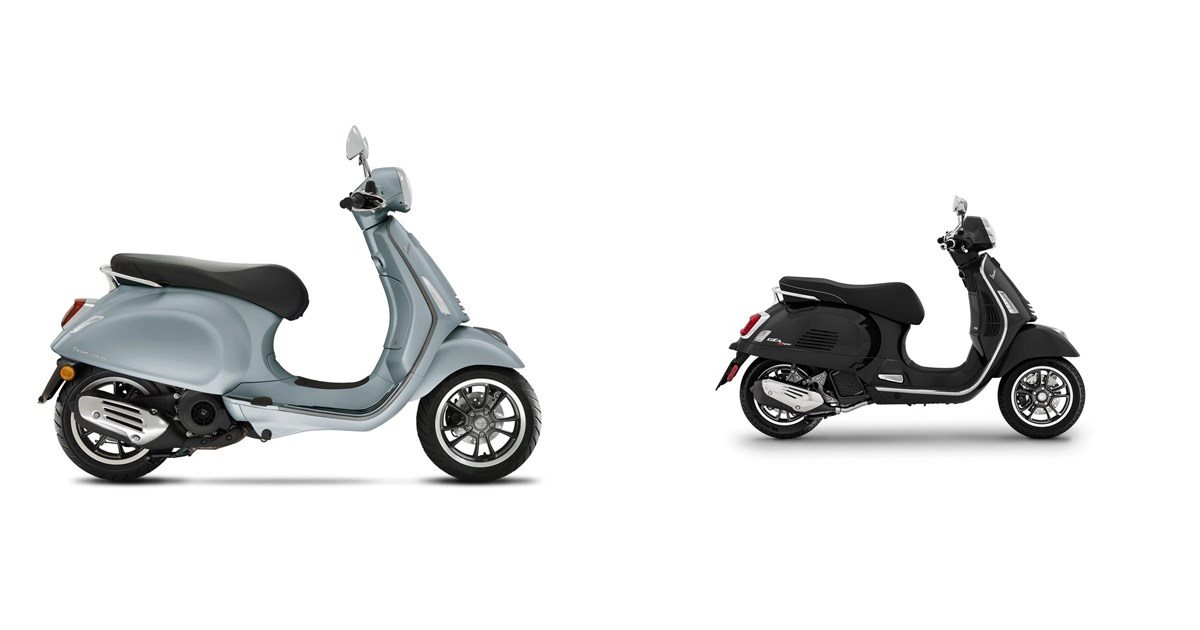 Motorrad Vergleich Vespa Primavera 125 S 2024 vs. Vespa GTS 125 Super 2024