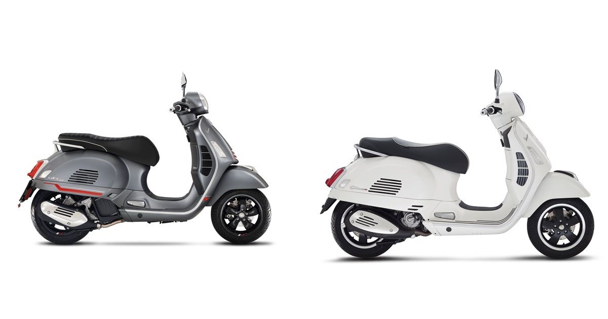 Motorrad Vergleich Vespa GTS 125 Supersport iGET 2021 vs. Vespa GTS 125 ie Super 2015