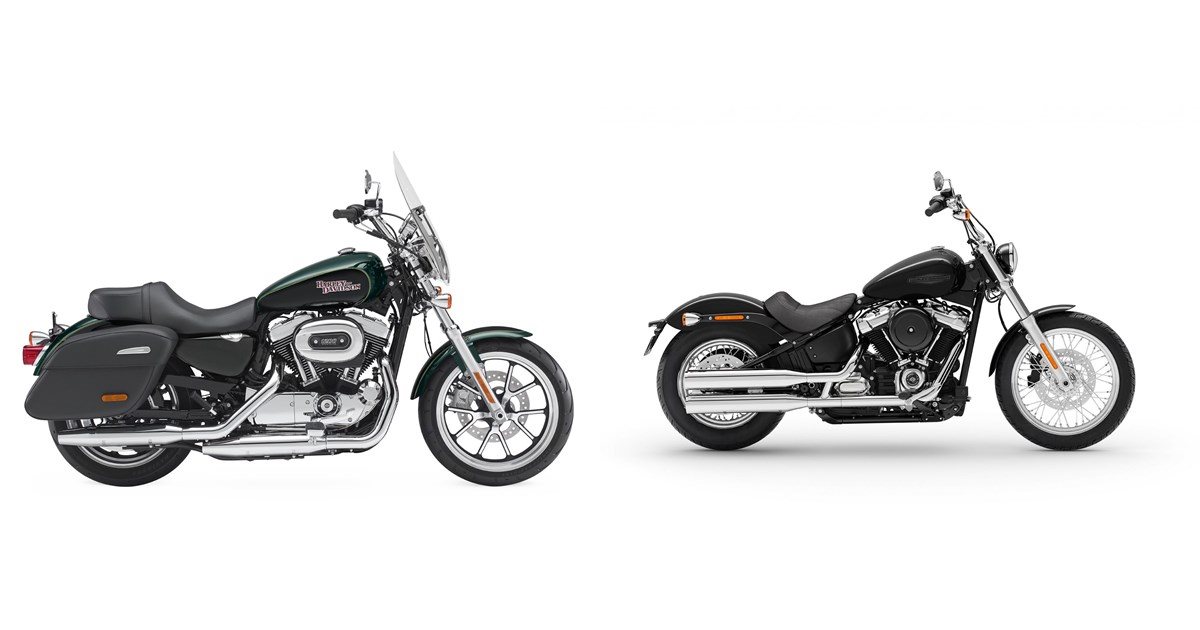 Motorrad Vergleich Harley-Davidson Sportster XL 1200T SuperLow 2016 vs ...