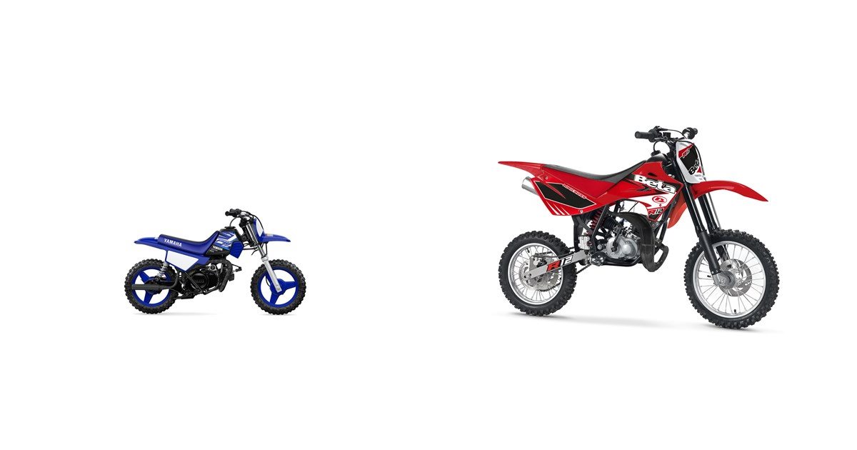 Motorrad Vergleich Yamaha PW50 2020 vs. Beta Minicross R12 2018