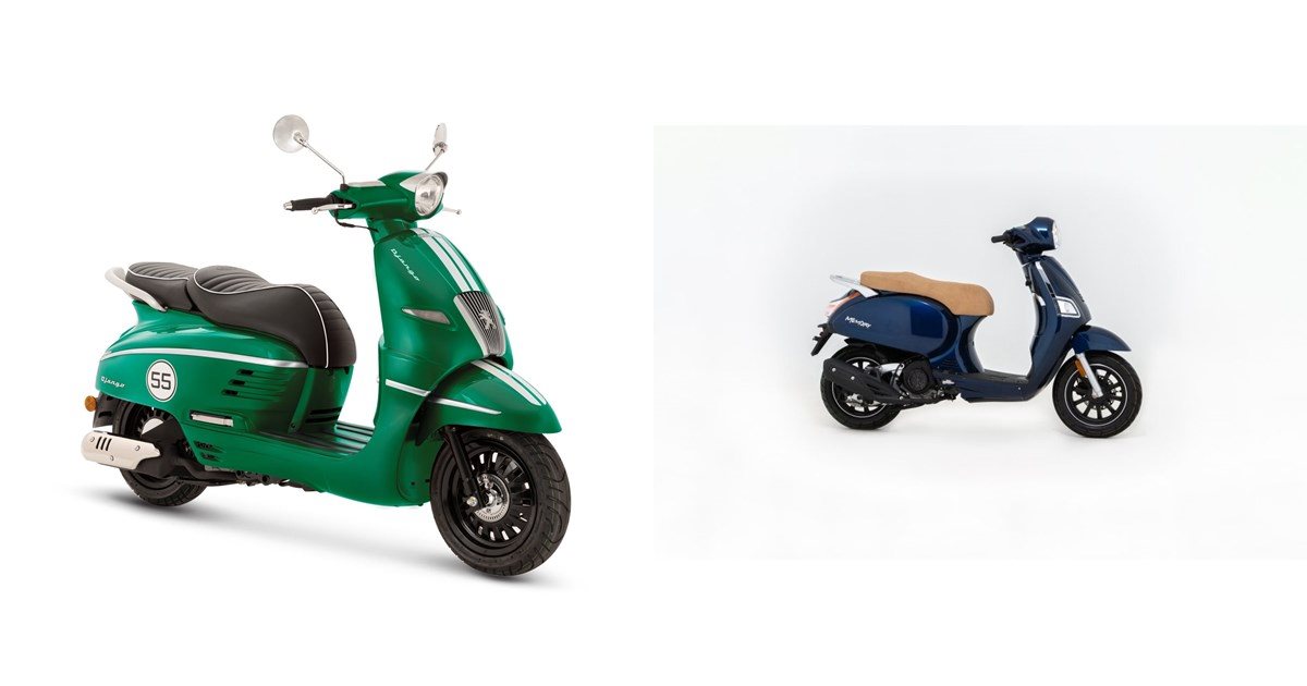 Motorrad Vergleich Peugeot Django 125 ABS Sport 2022 vs. Online Memory 125 ABS 2023