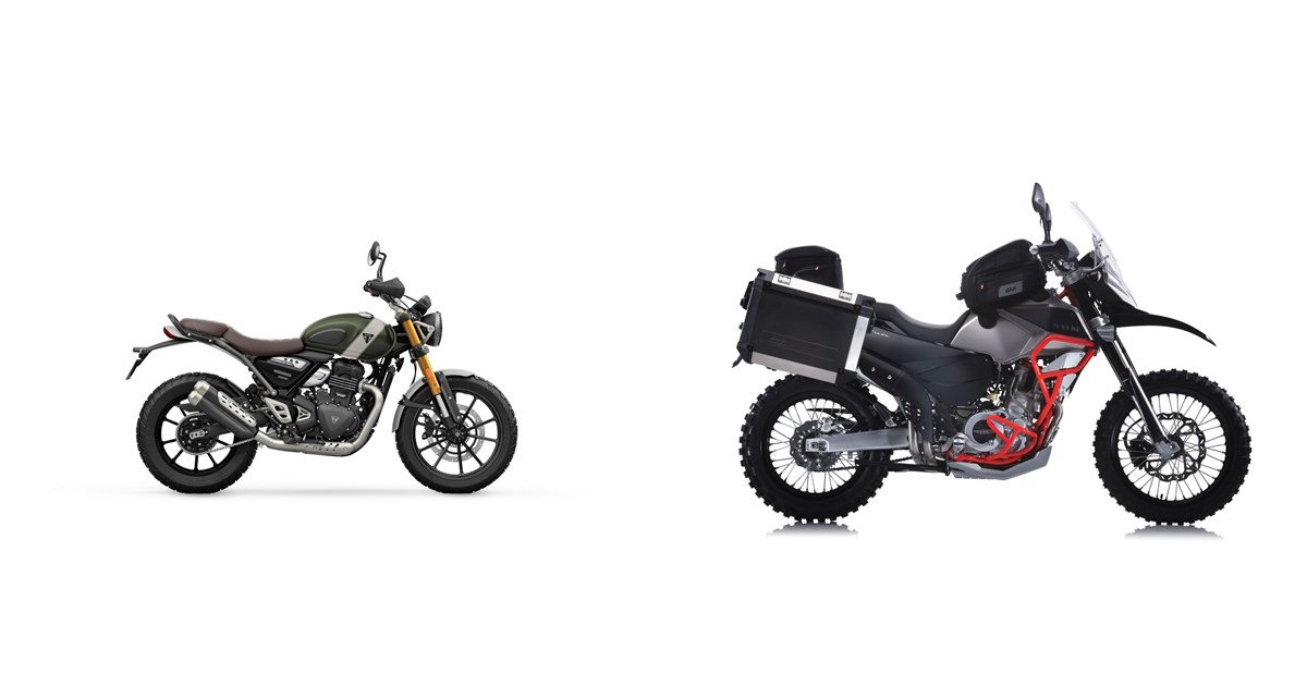 Triumph Scrambler 400 X 2024 vs SWM Super Dual 650 2018