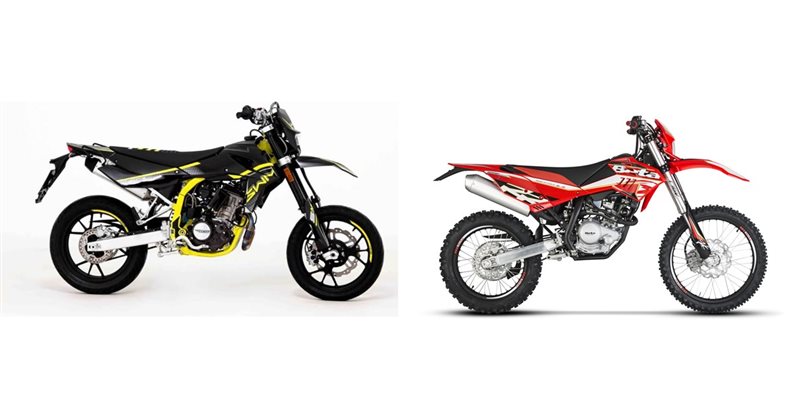 Motorrad Vergleich SWM SM 125 R 2023 vs. Beta RR Enduro 4T 125 LC 2018