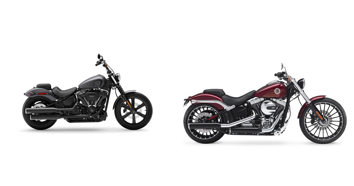 Motorrad Vergleich Harley-Davidson Softail Street Bob 114 FXBBS 2022 vs. Harley-Davidson Softail ...