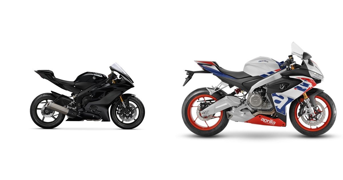 Yamaha R6 RACE 2023 vs Aprilia RS 660 Limited Edition 2022