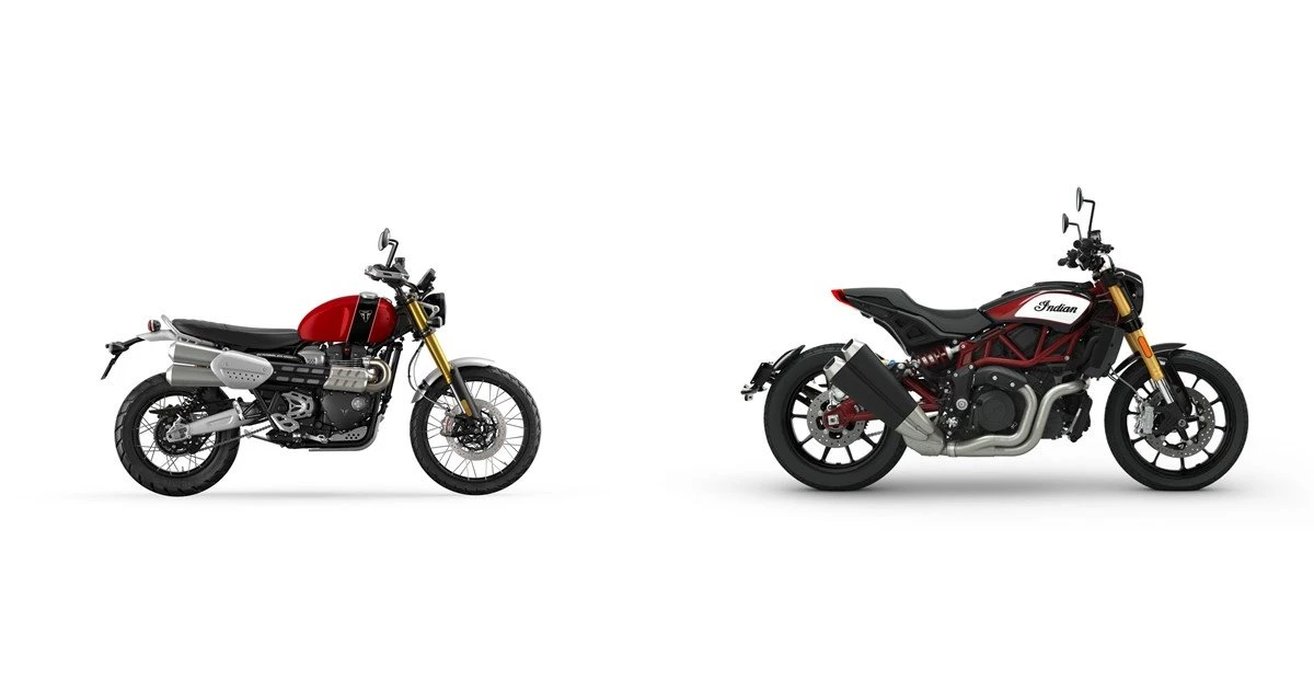 Triumph Scrambler 1200 XE 2023 vs Indian FTR 1200 S 2020