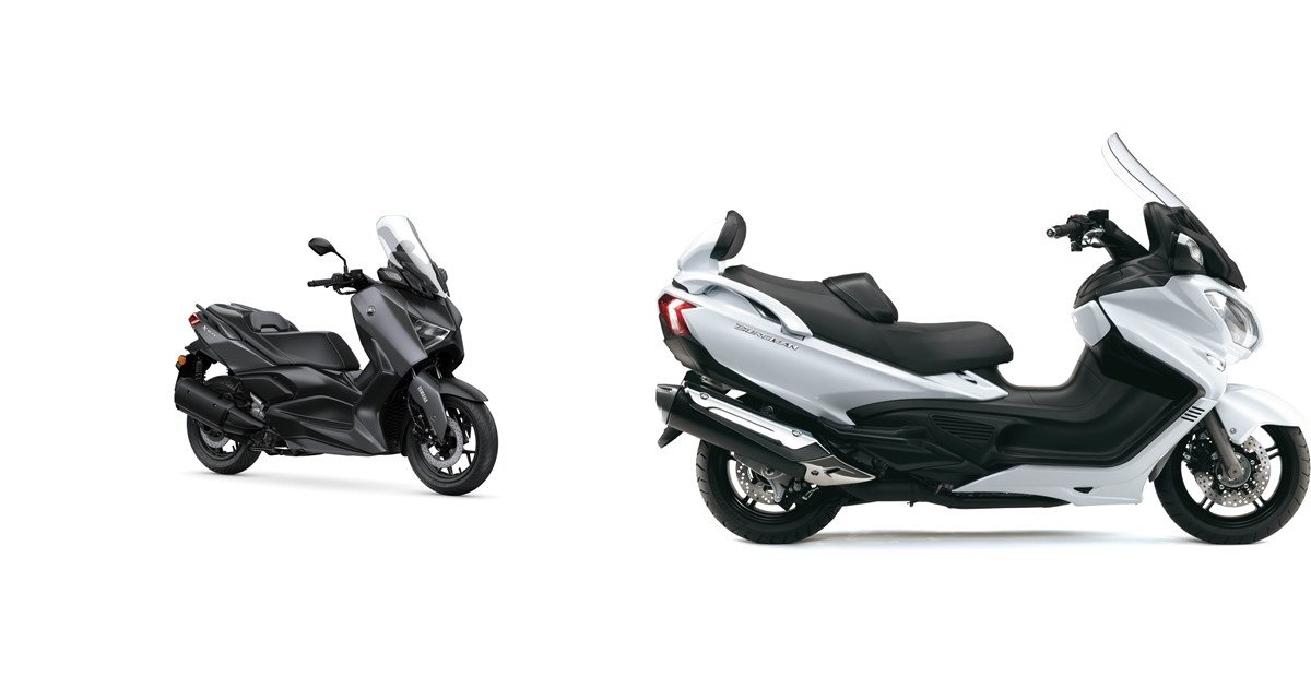 Motorrad Vergleich Yamaha XMAX 300 2024 vs. Suzuki Burgman 650 ...