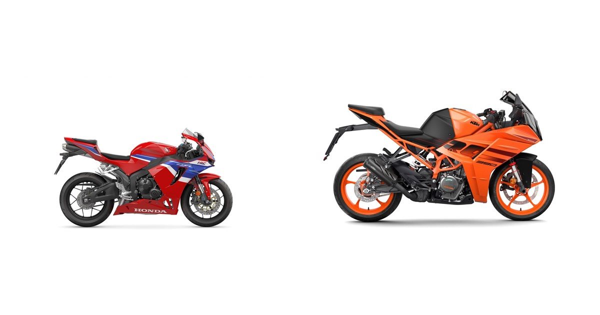 Honda CBR600RR 2024 vs KTM RC 390 2024
