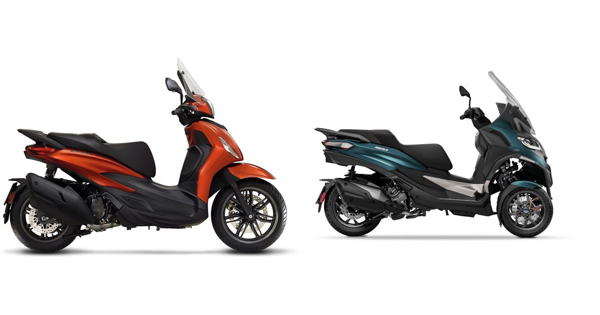 Motorrad Vergleich Piaggio Beverly 400 S 2022 Vs Piaggio Mp3 530 Hpe