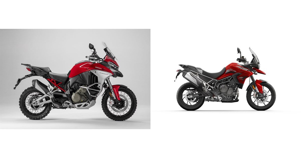 Ducati Multistrada V4 2022 vs Triumph Tiger 900 GT Pro 2021