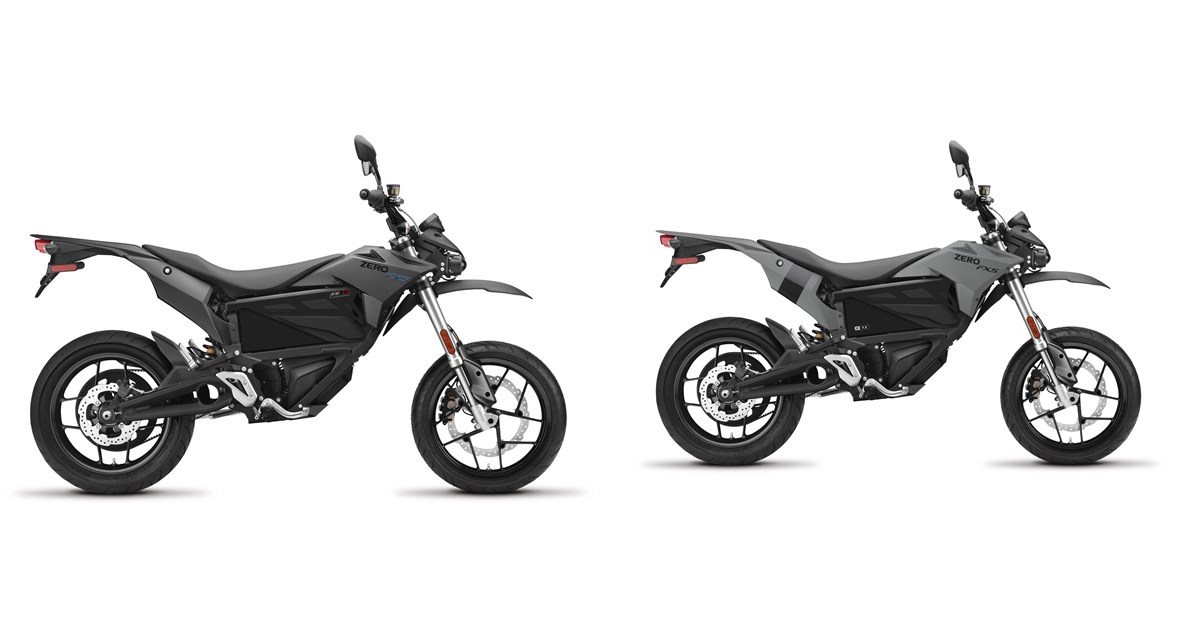 Motorrad Vergleich Zero FXS 2018 vs. Zero FXS 2019