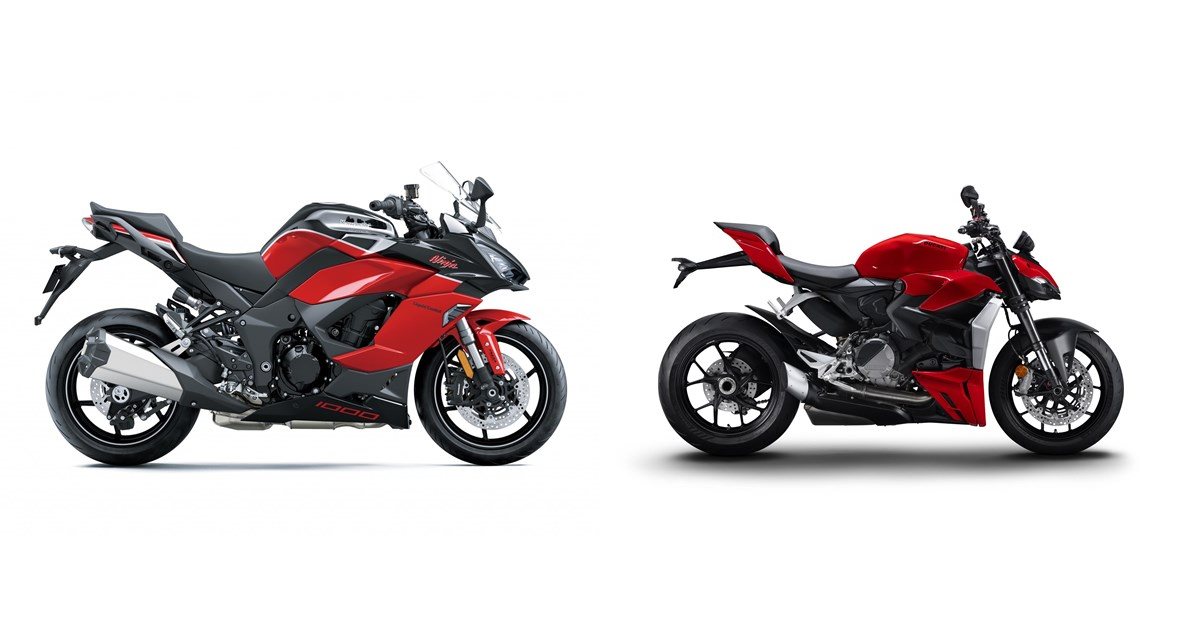 Kawasaki Ninja 1000SX 40th Anniversary 2024 vs Ducati Streetfighter V2 2022