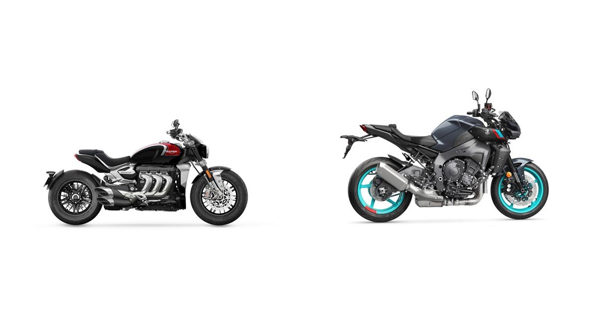 Triumph Rocket 3 R 2024 vs Yamaha MT-10 2023