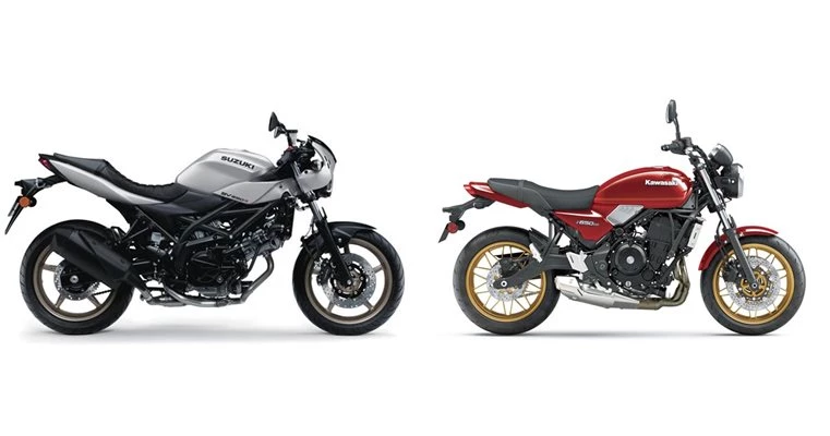 Suzuki SV650X 2023 vs Kawasaki Z650 RS 2024