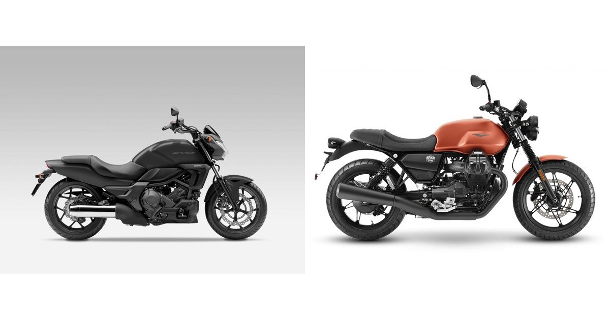 Motorrad Vergleich Honda CTX 700 N 2016 vs. Moto Guzzi V7 Stone 2022