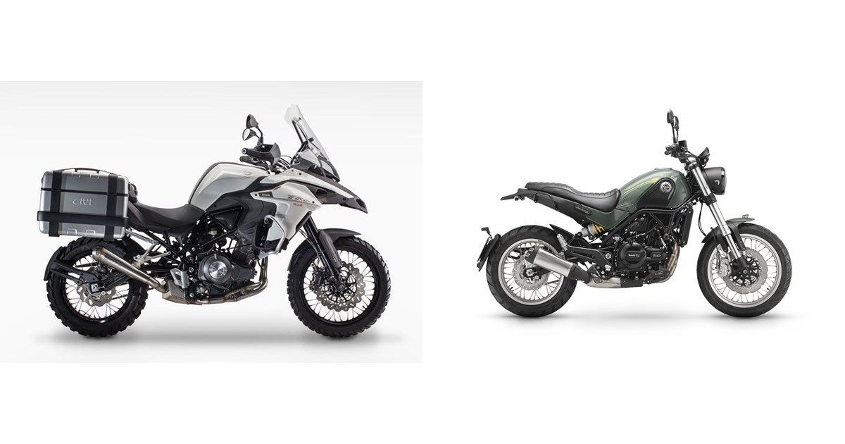 Motorrad Vergleich Benelli TRK 502 2018 vs. Benelli Leoncino 500 Trail 2024