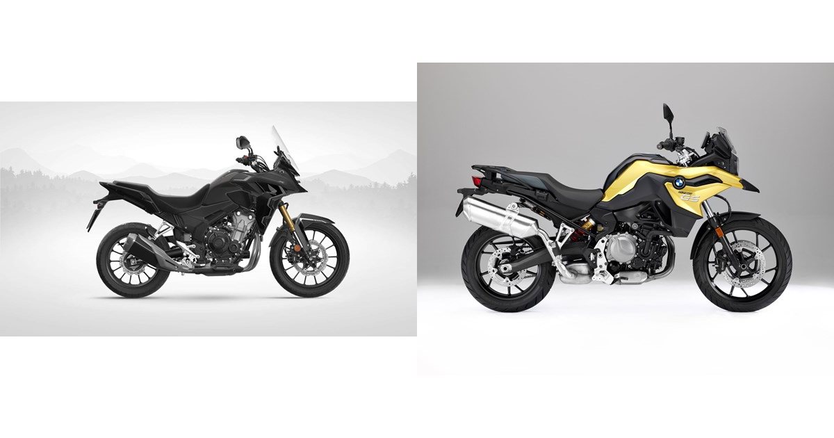 Motorrad Vergleich Honda CB500X 2023 vs. BMW F 750 GS 2019