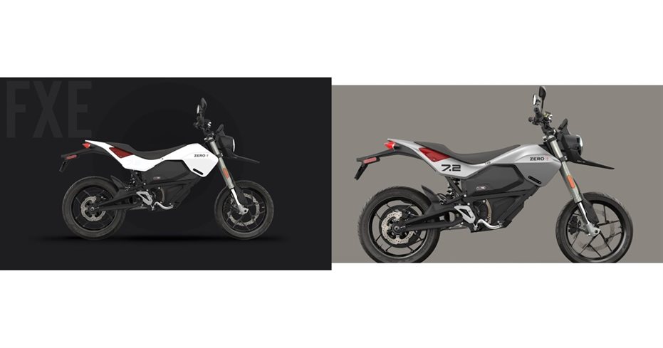 Motorrad Vergleich Zero FXE 2024 vs. Zero FXE 2022