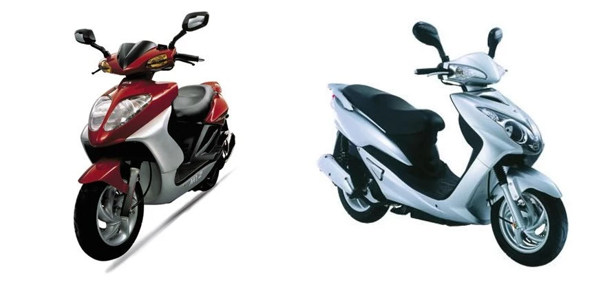 Motorrad Vergleich Sym Shark 125 2005 vs. Sym VS 125 2011