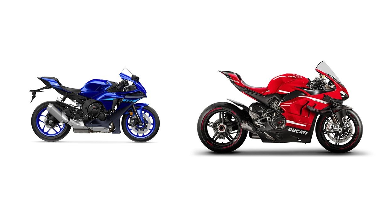 Yamaha R1 2024 vs Ducati Panigale V4 Superleggera 2024