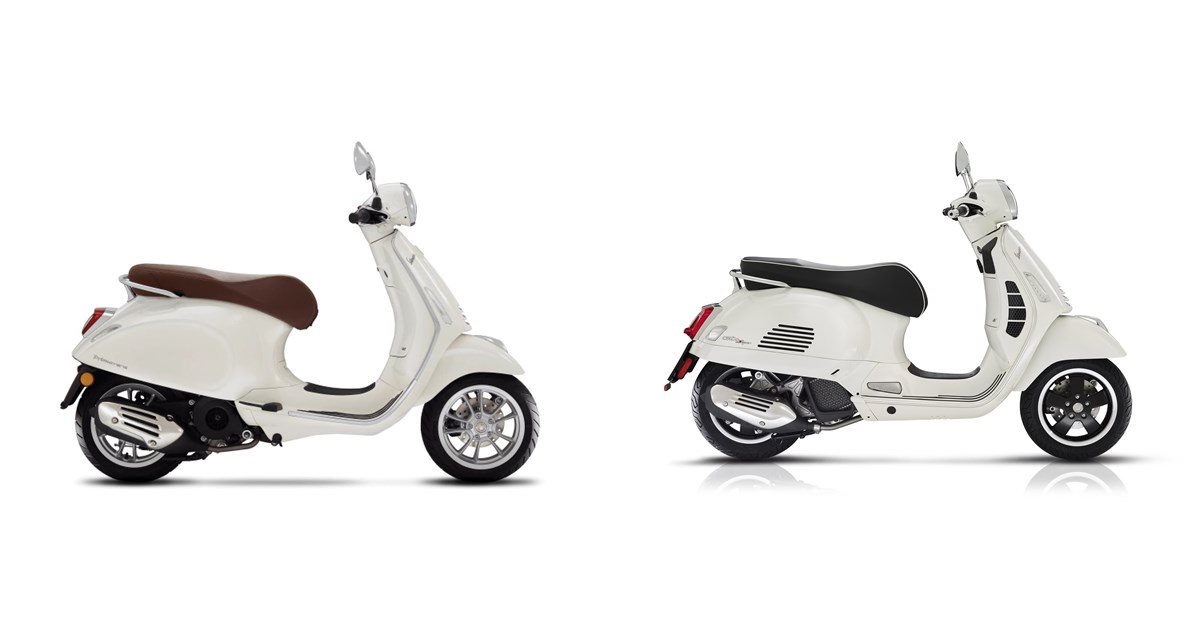 Motorrad Vergleich Vespa Primavera 125 2022 vs. Vespa GTS 125 ie Super 2020