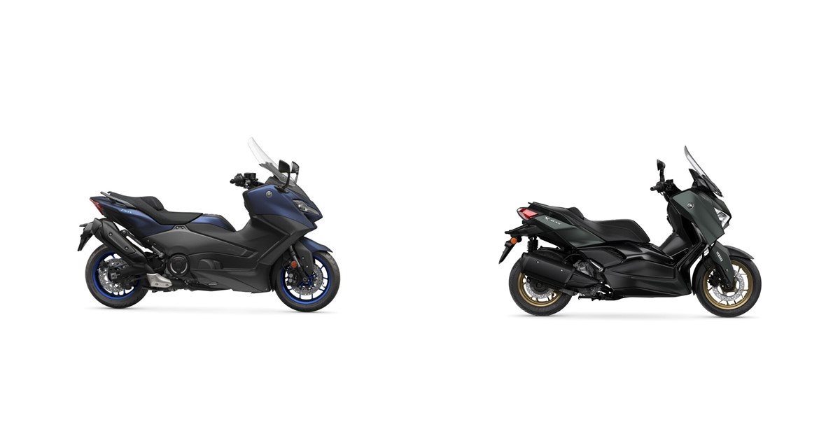 Confronto tra moto Yamaha TMAX 2023 VS. Yamaha XMAX 300 Tech MAX 2023