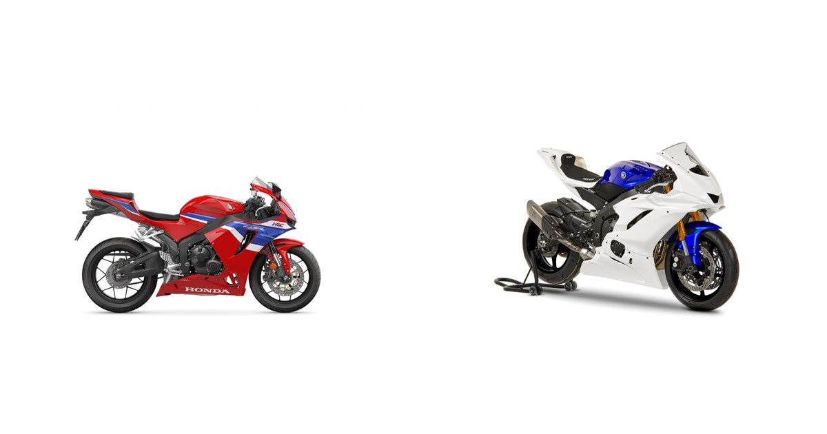 Motorrad Vergleich Honda CBR600RR 2024 vs. Yamaha R6 GYTR 2024