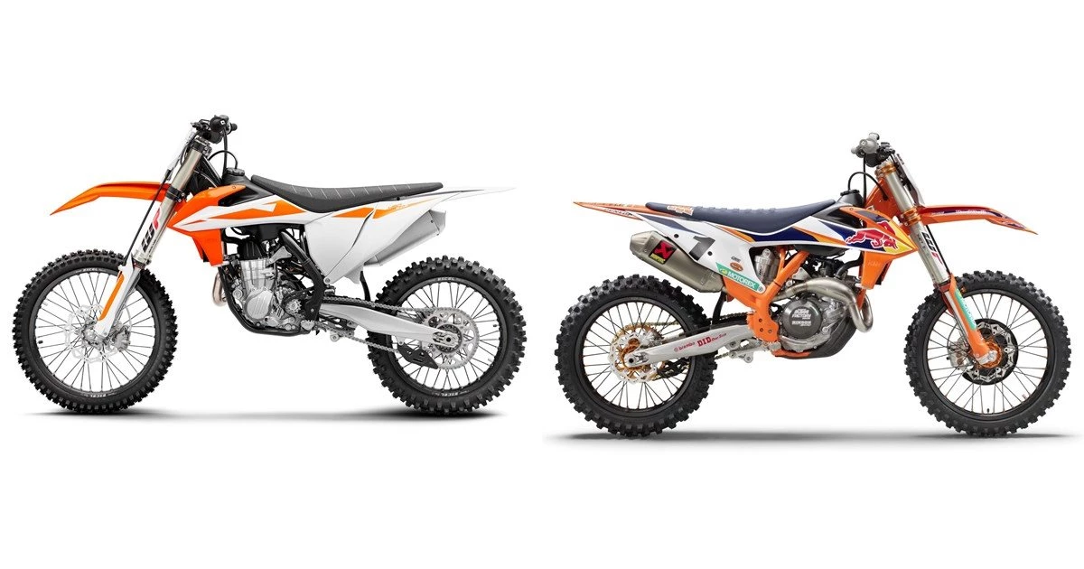 KTM 450 SX-F 2019 vs KTM 450 SX-F Factory Edition 2020